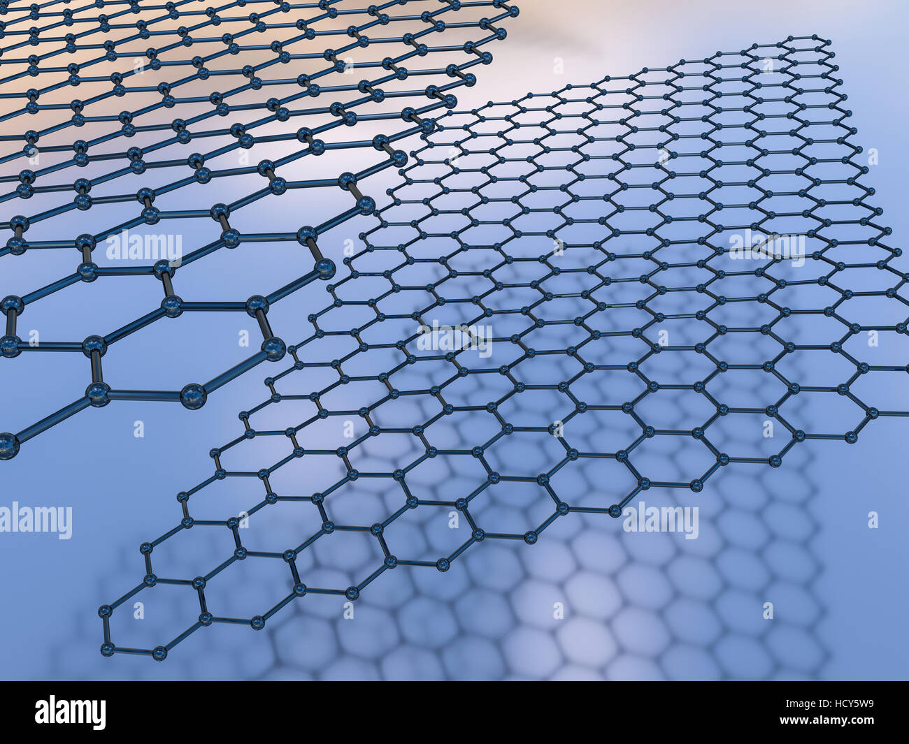 graphene, photo-realistic computer graphic Stock Photo - Alamy