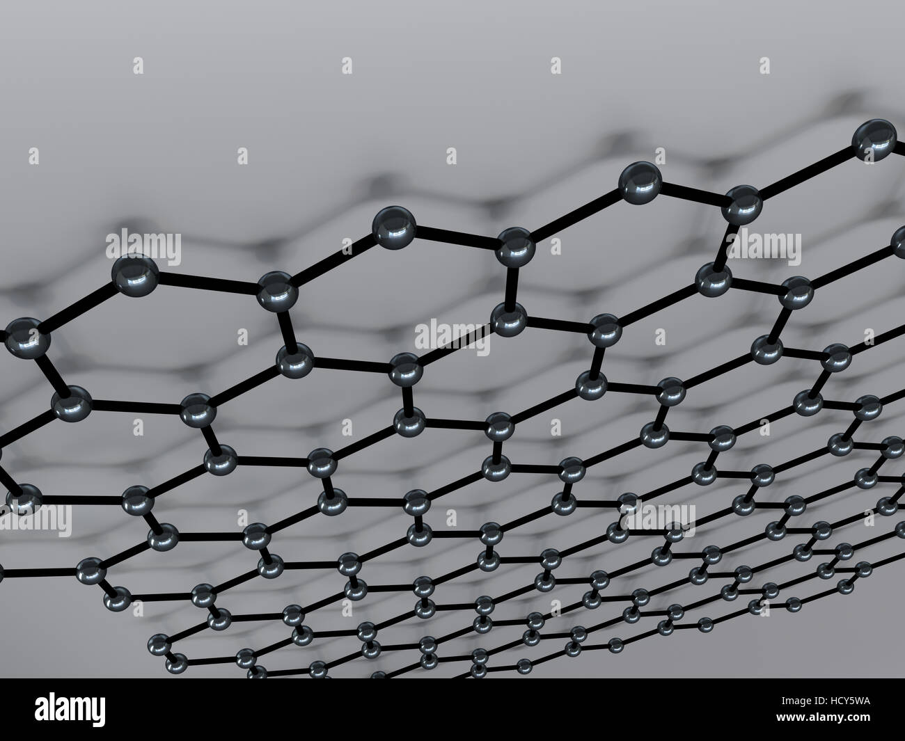 graphene, photo-realistic computer graphic Stock Photo - Alamy