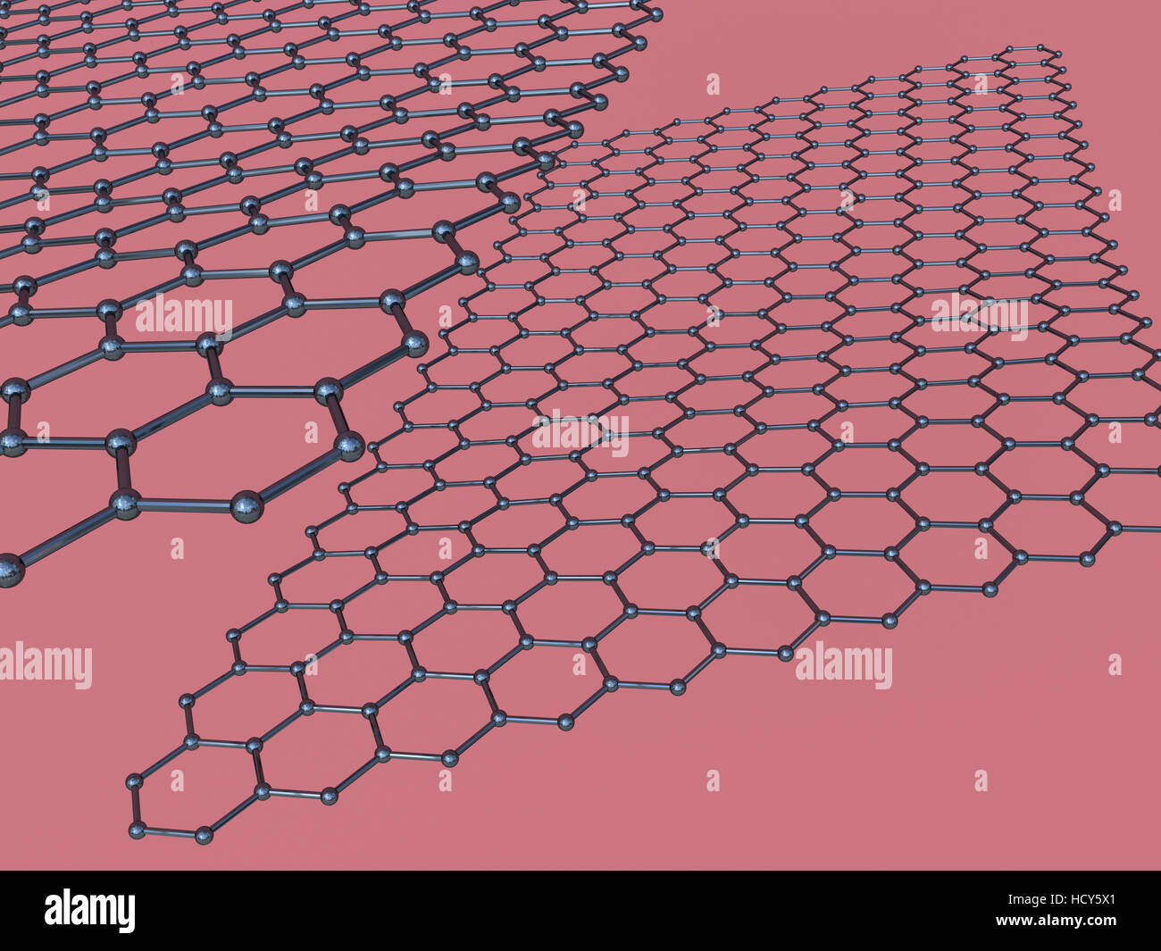 graphene, photo-realistic computer graphic Stock Photo - Alamy