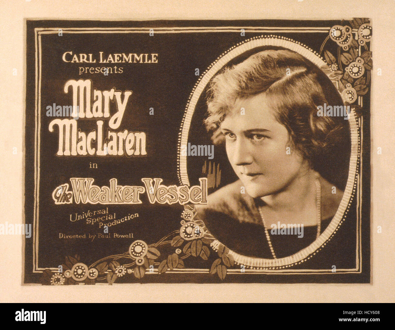 THE WEAKER VESSEL, US lobbycard, Mary MacLaren, 1919 Stock Photo - Alamy