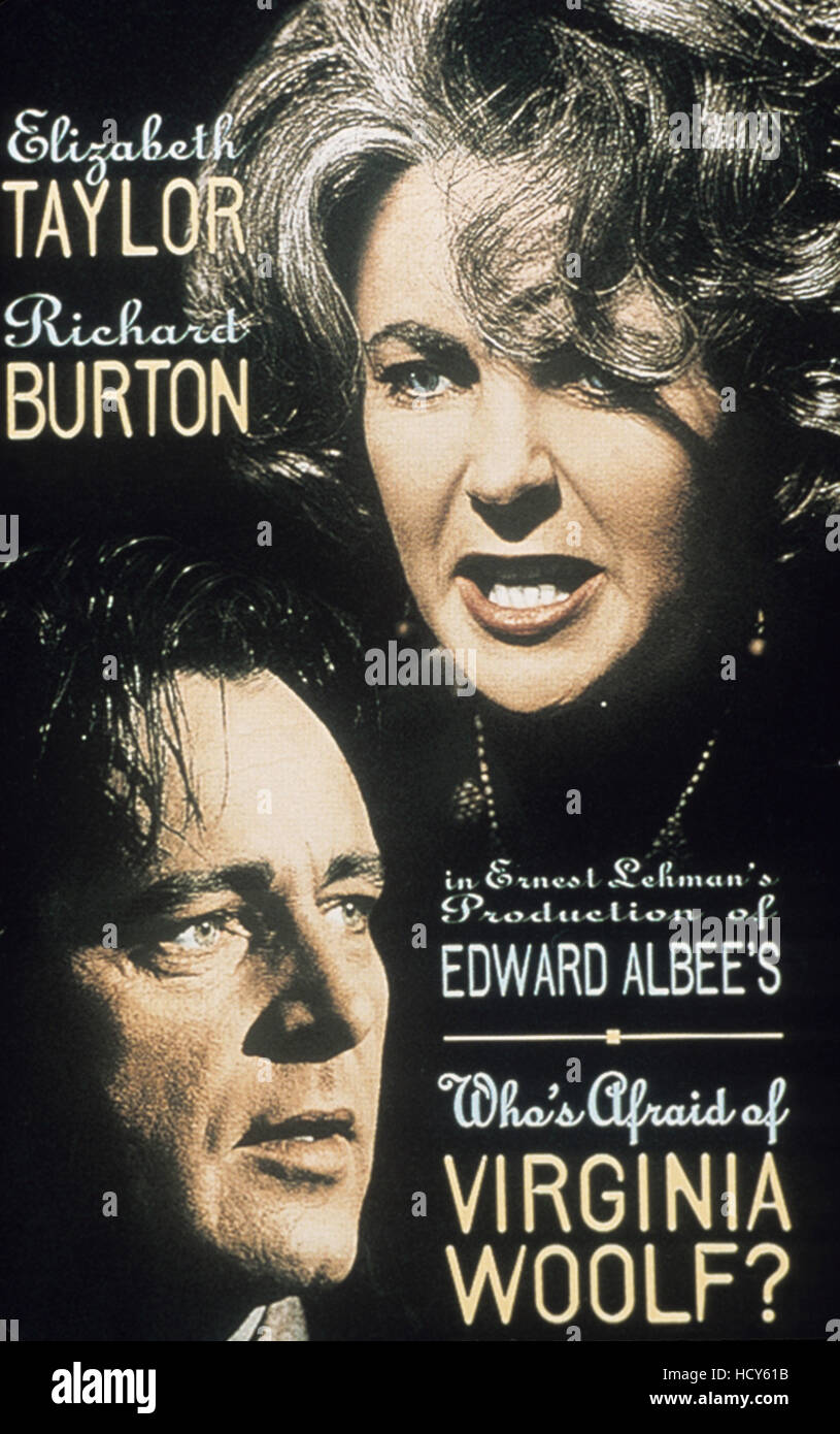 WHO'S AFRAID OF VIRGINIA WOOLF?, from left: Richard Burton, Elizabeth ...