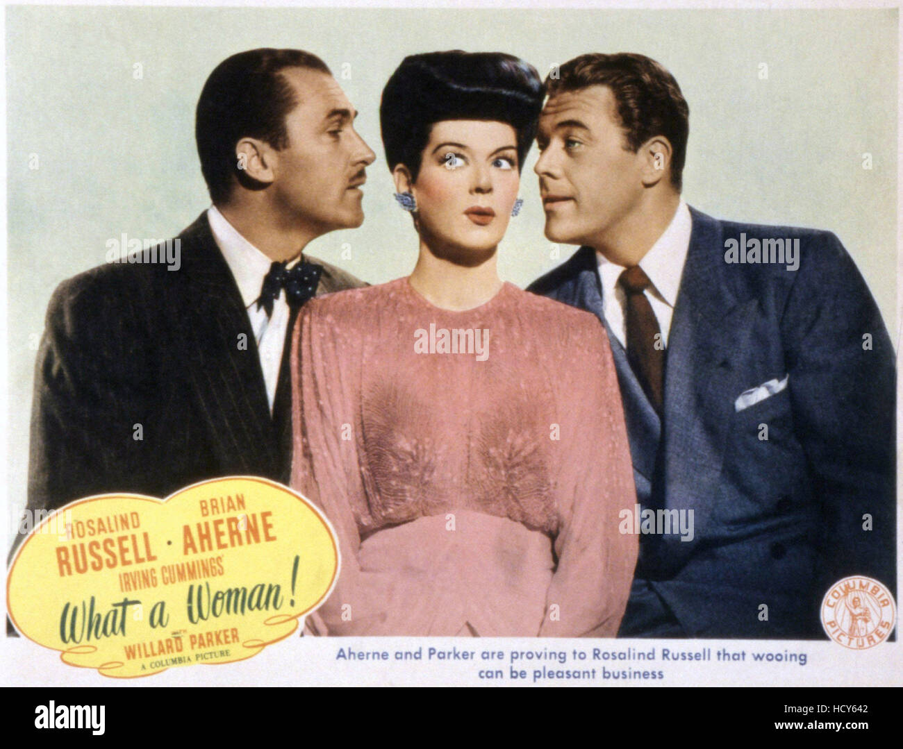 WHAT A WOMAN!, Brian Aherne, Rosalind Russell, Willard Parker, 1943 ...