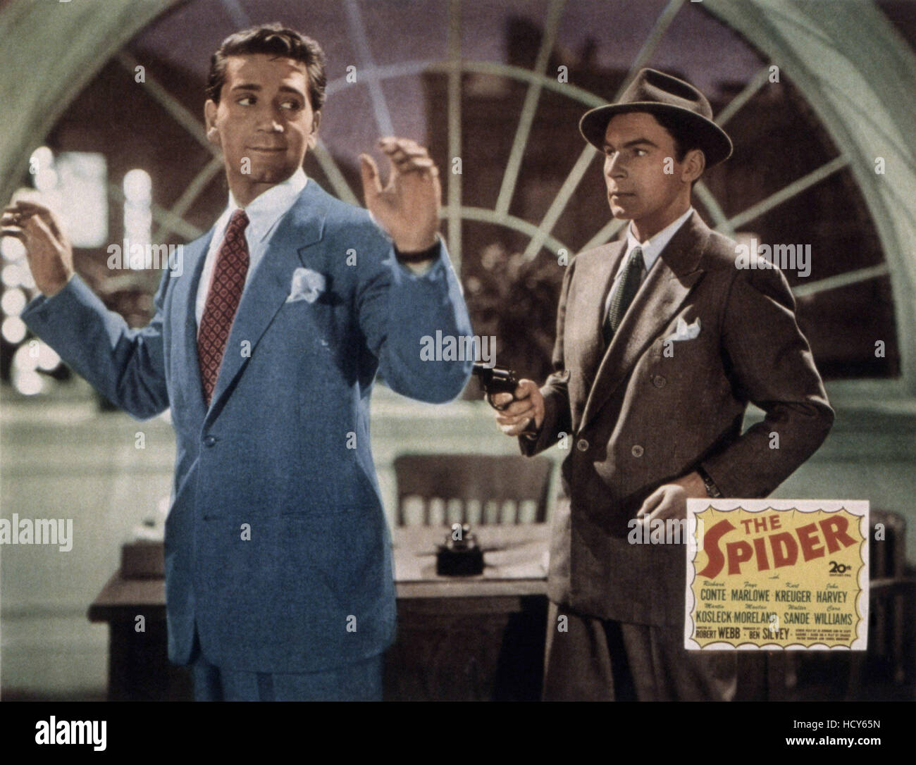 THE SPIDER, Richard Conte, Martin Kosleck, 1945, TM and copyright ©20th ...