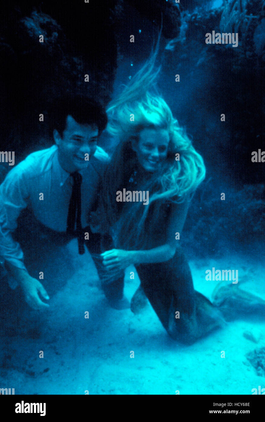 SPLASH, Tom Hanks, Daryl Hannah, 1984 Stock Photo - Alamy