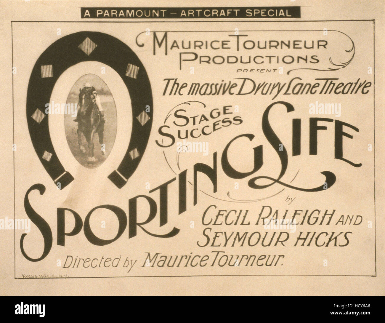 SPORTING LIFE, US poster, 1925 Stock Photo - Alamy