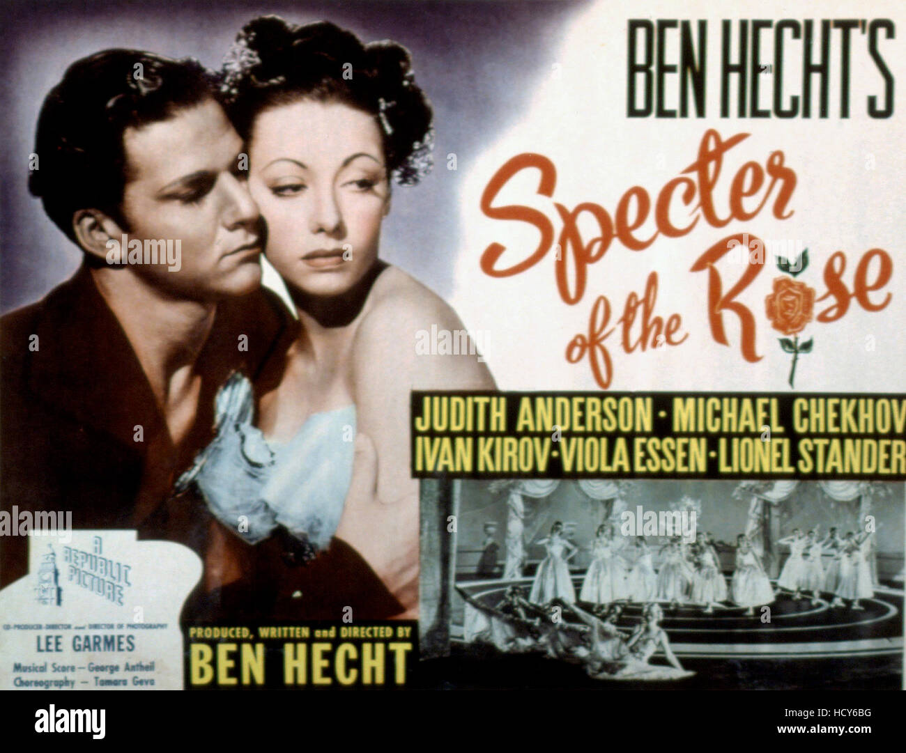 SPECTER OF THE ROSE, Ivan Kirov, Viola Essen, 1946 Stock Photo - Alamy