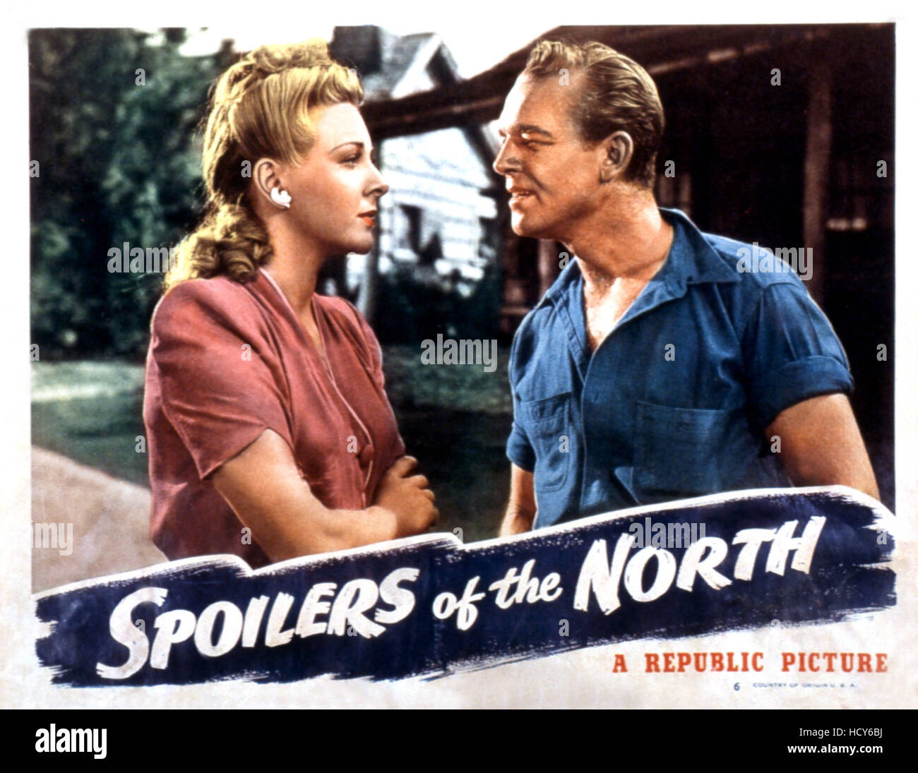 SPOILERS OF THE NORTH, from left: Evelyn Ankers, James Millican, 1947 ...