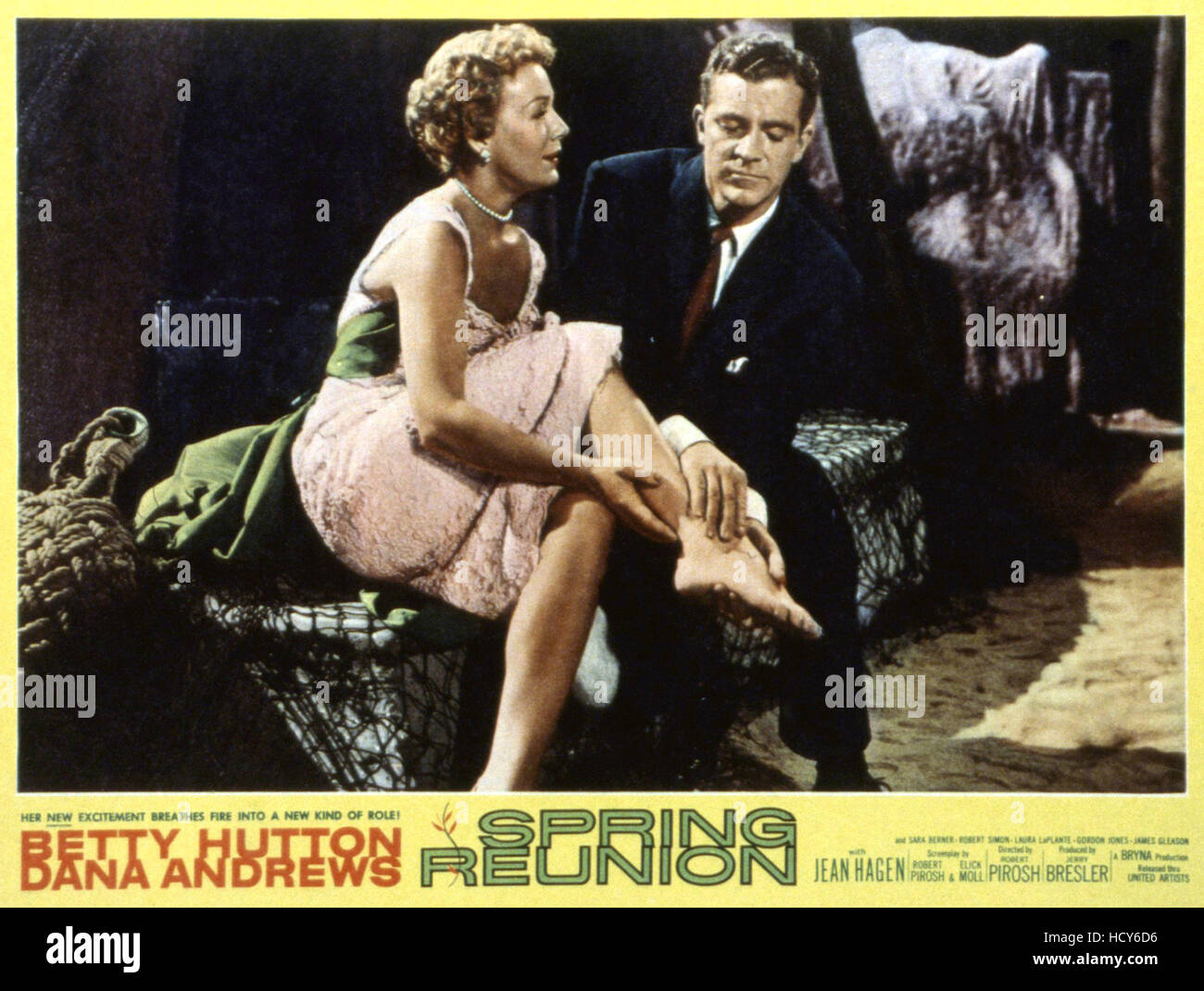 SPRING REUNION, Betty Hutton, Dana Andrews, 1957 Stock Photo - Alamy