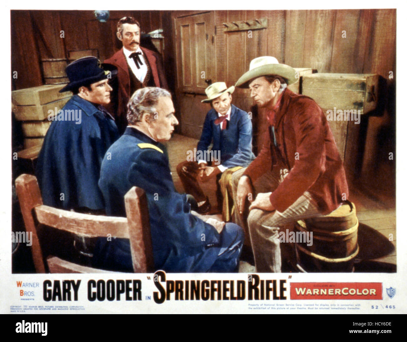 SPRINGFIELD RIFLE, Philip Carey, Wilton Graff, Gary Cooper, 1952 Stock ...
