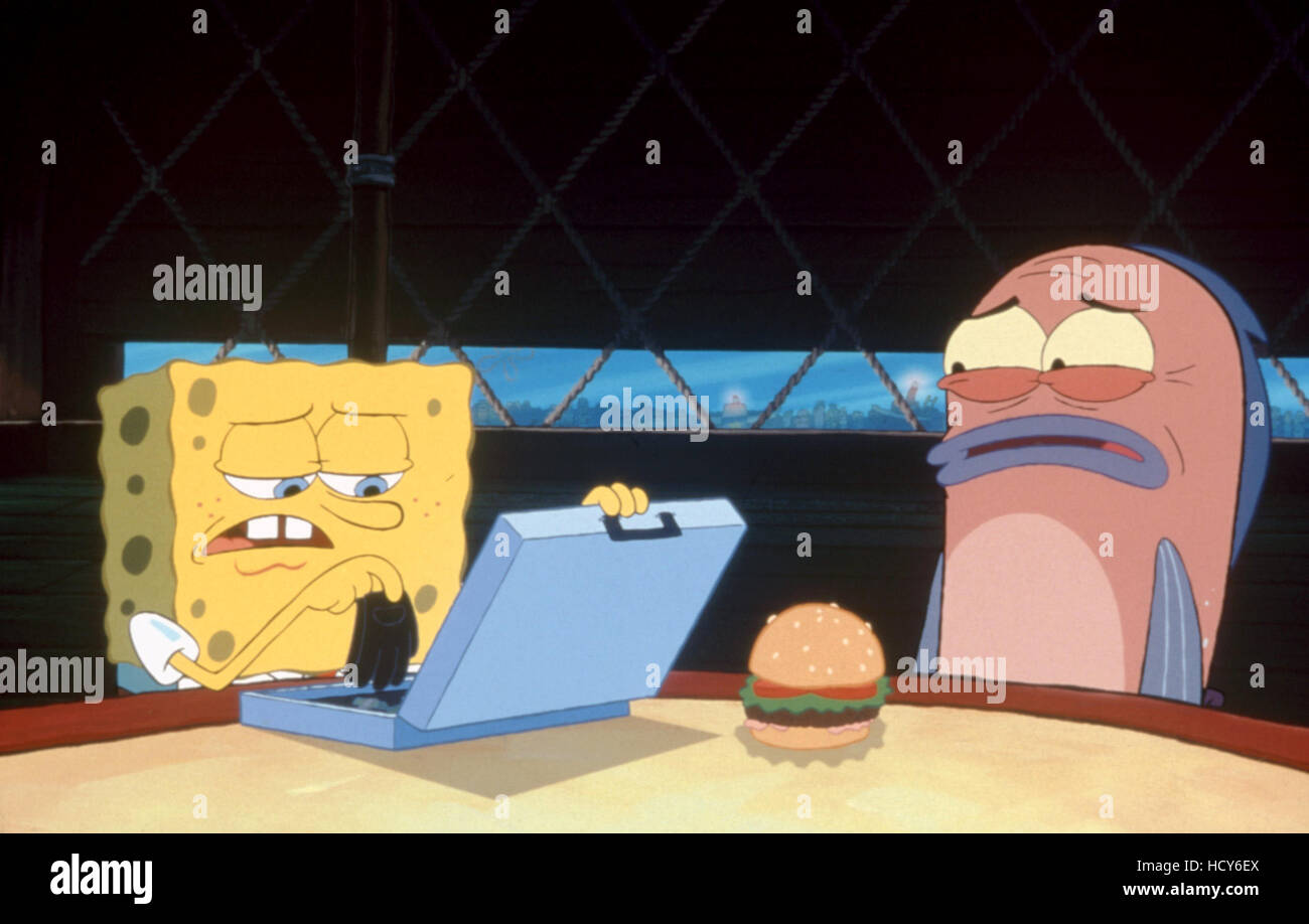 THE SPONGEBOB SQUAREPANTS MOVIE, left: SpongeBob SquarePants (voice ...