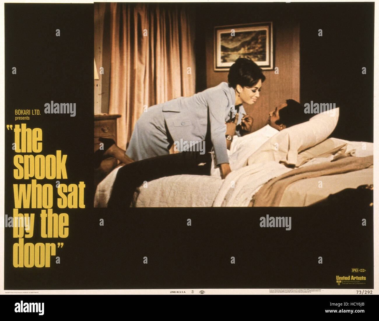 THE SPOOK WHO SAT BY THE DOOR, US lobbycard, from left: Janet League ...