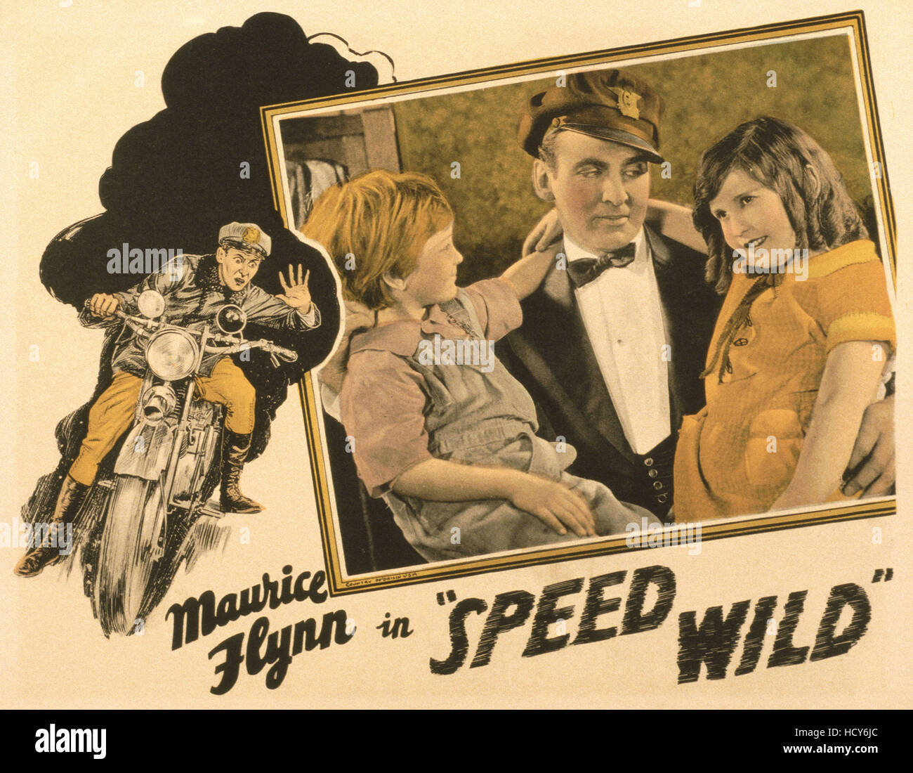 SPEED WILD, US lobbycard, Maurice Flynn (center), 1925 Stock Photo - Alamy