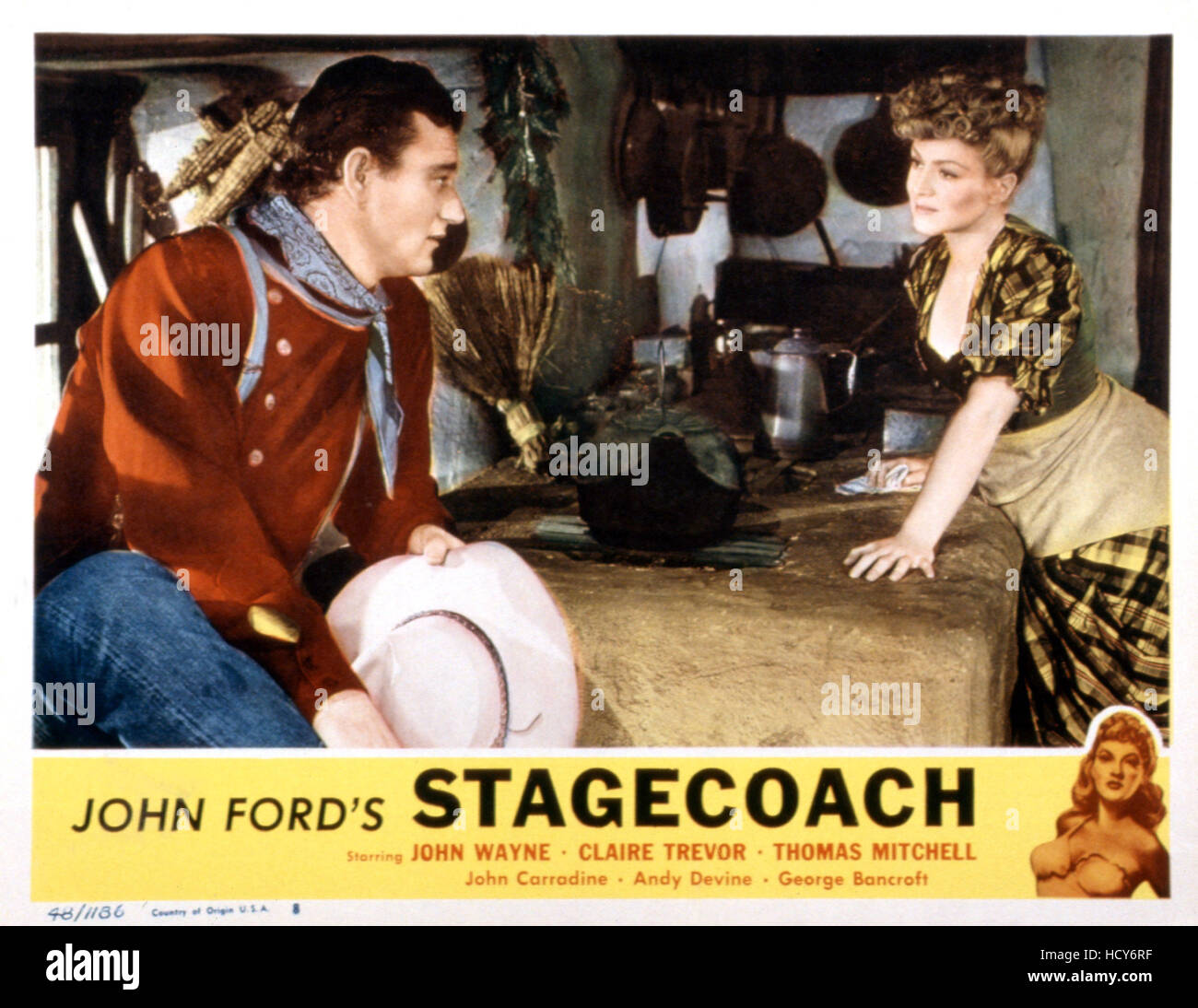 STAGECOACH, John Wayne, Claire Trevor, 1939 Stock Photo - Alamy
