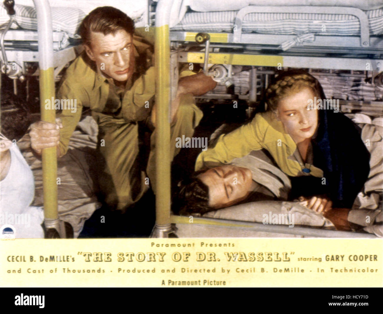 THE STORY OF DR. Wassell, Gary Cooper, Signe Hasso, 1944 Stock Photo ...