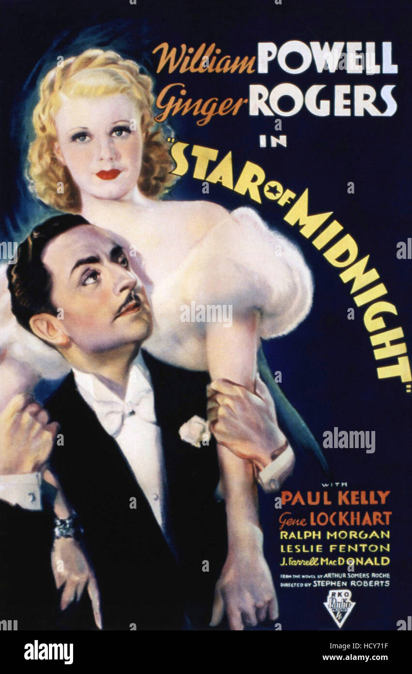 STAR OF MIDNIGHT, William Powell, Ginger Rogers, 1935 Stock Photo - Alamy