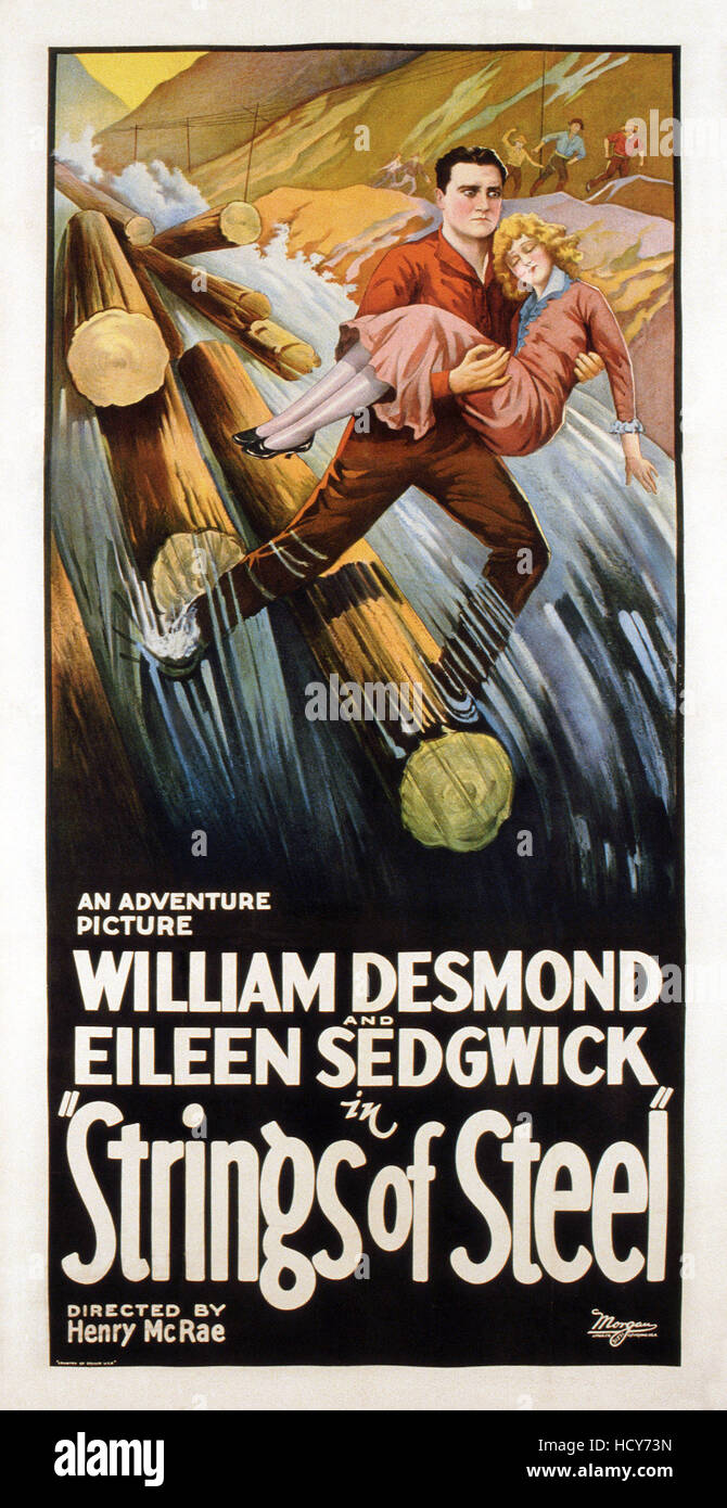 STRINGS OF STEEL, US poster art, from left: William Desmond, Eileen ...