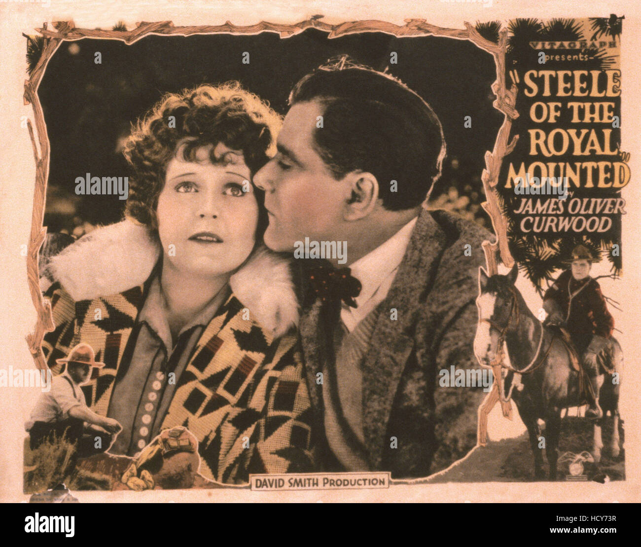 STEELE OF THE ROYAL MOUNTED, US poster, from left: Charlotte Merriam ...