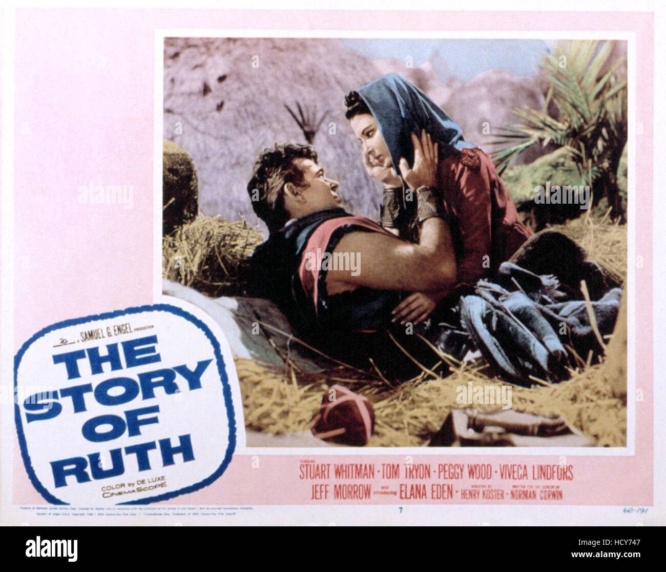 THE STORY OF RUTH, Stuart Whitman, Elana Eden, 1960, TM and Copyright ...