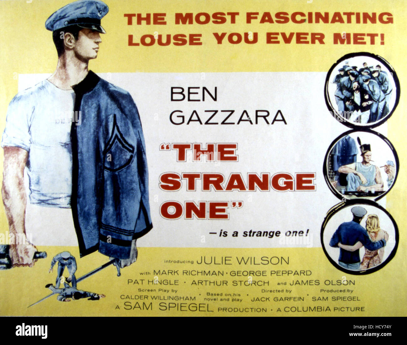 THE STRANGE ONE, Ben Gazzara, 1957 Stock Photo - Alamy