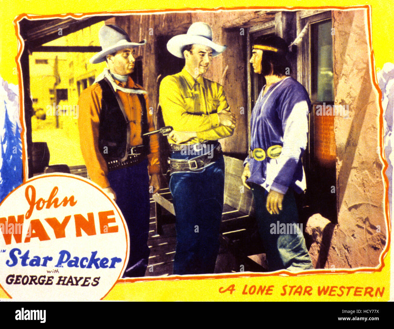 THE STAR PACKER, John Wayne, Yakima Canutt, 1934 Stock Photo - Alamy