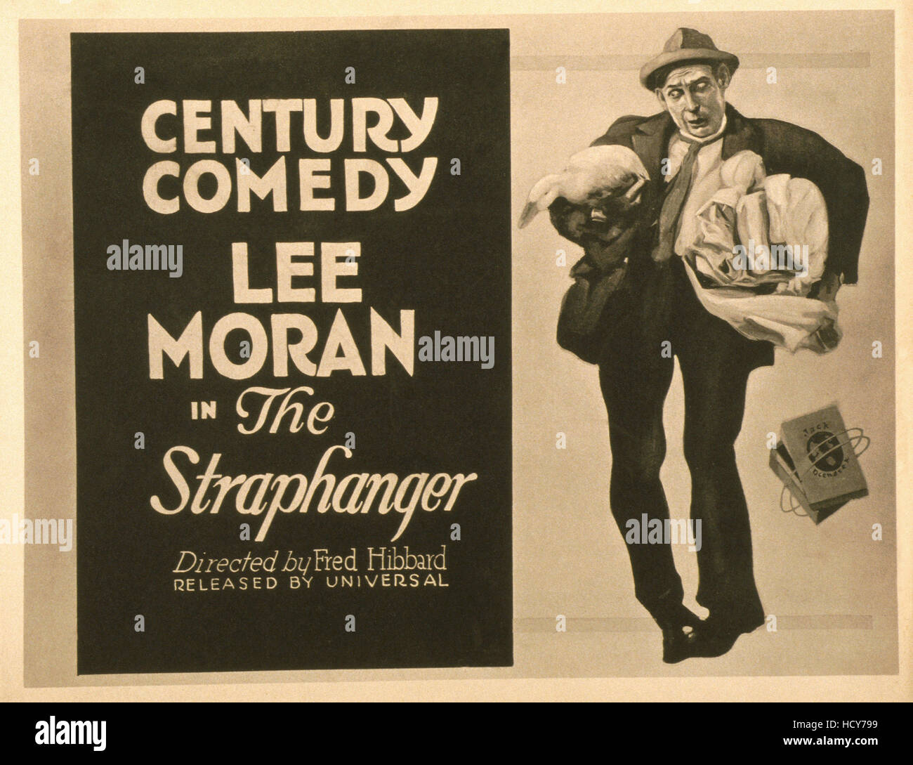 THE STRAPHANGER, US lobbycard, Lee Moran, 1922 Stock Photo - Alamy