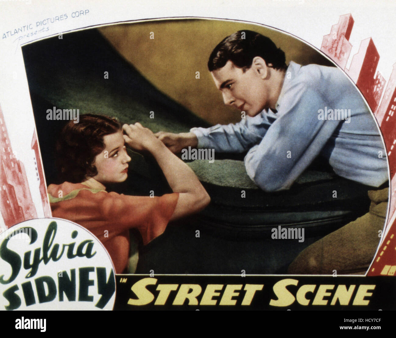 STREET SCENE, lobbycard, from left: Sylvia Sidney, William Collier, Jr ...