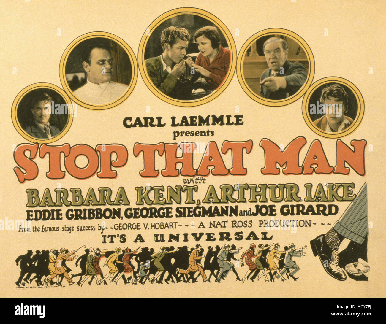 STOP THAT MAN, US poster, from left: Walter McGrail, Warner Richmond ...
