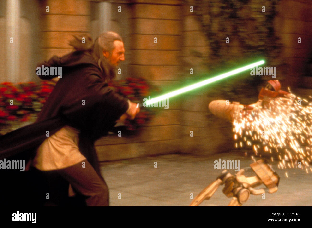 STAR WARS: EPISODE I - THE PHANTOM MENACE, Liam Neeson, 1999 Stock ...