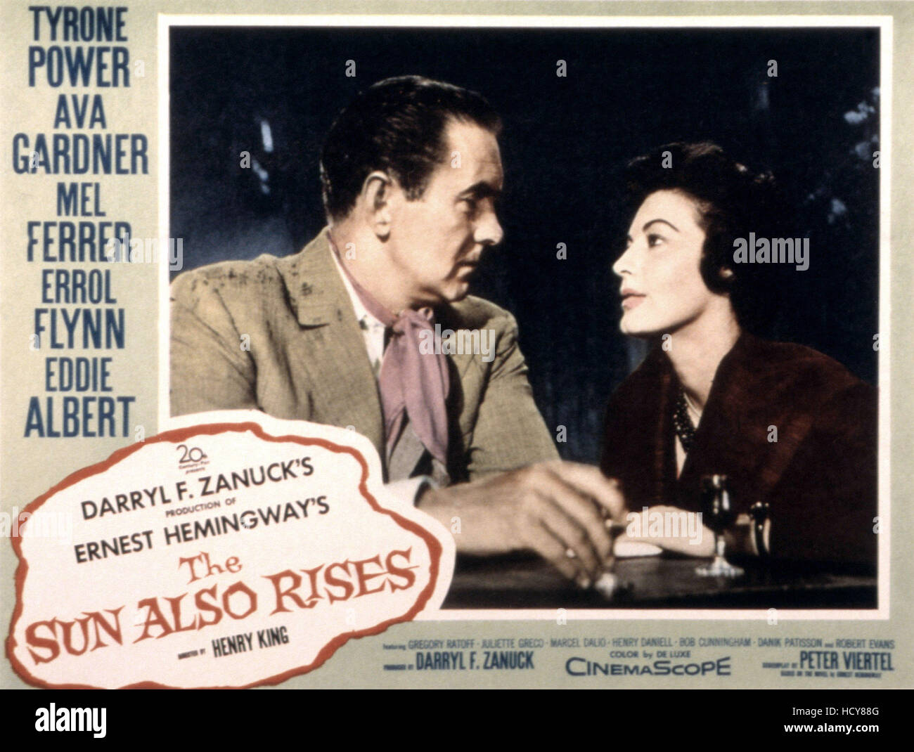 THE SUN ALSO RISES, Tyrone Power, Ava Gardner, 1957, TM & Copyright ©20th Century Fox Film Corp ...