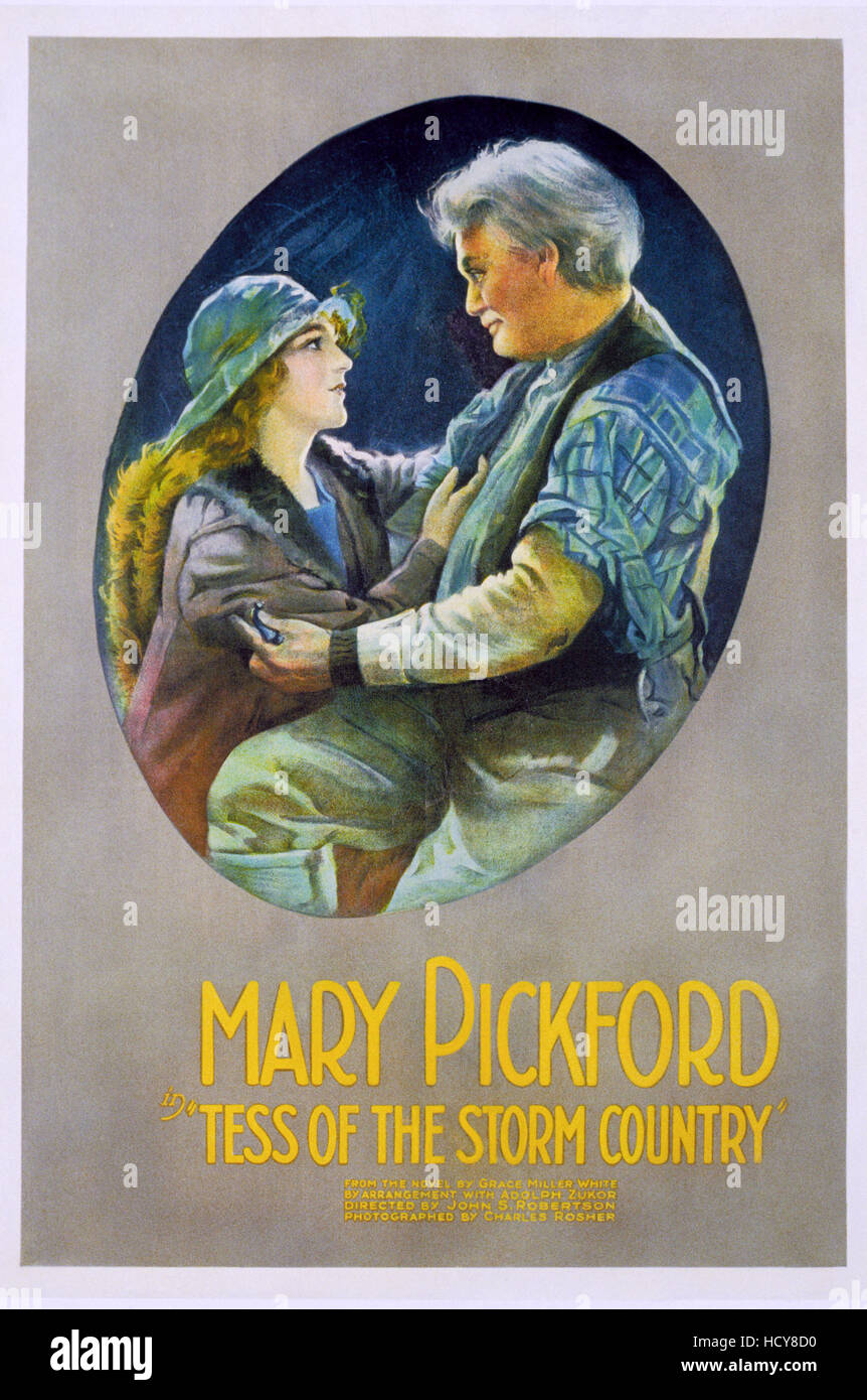 TESS OF THE STORM COUNTRY, Mary Pickford, Forrest Robinson, 1922 Stock ...
