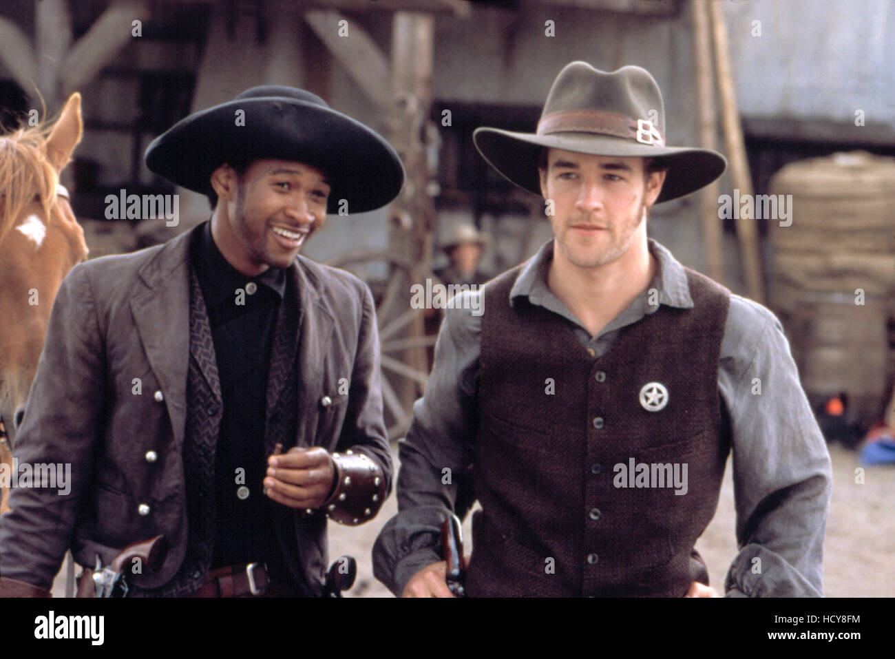 TEXAS RANGERS, Usher Raymond, James Van Der Beek, 2001 Stock Photo - Alamy