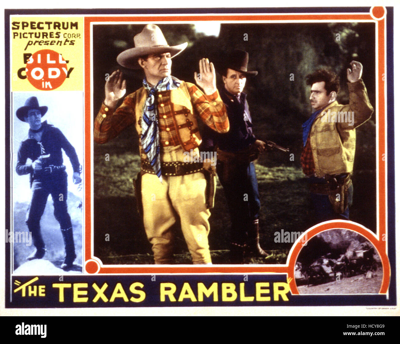 THE TEXAS RAMBLER, first and second from left: Earl Hodgins, Bill Cody ...