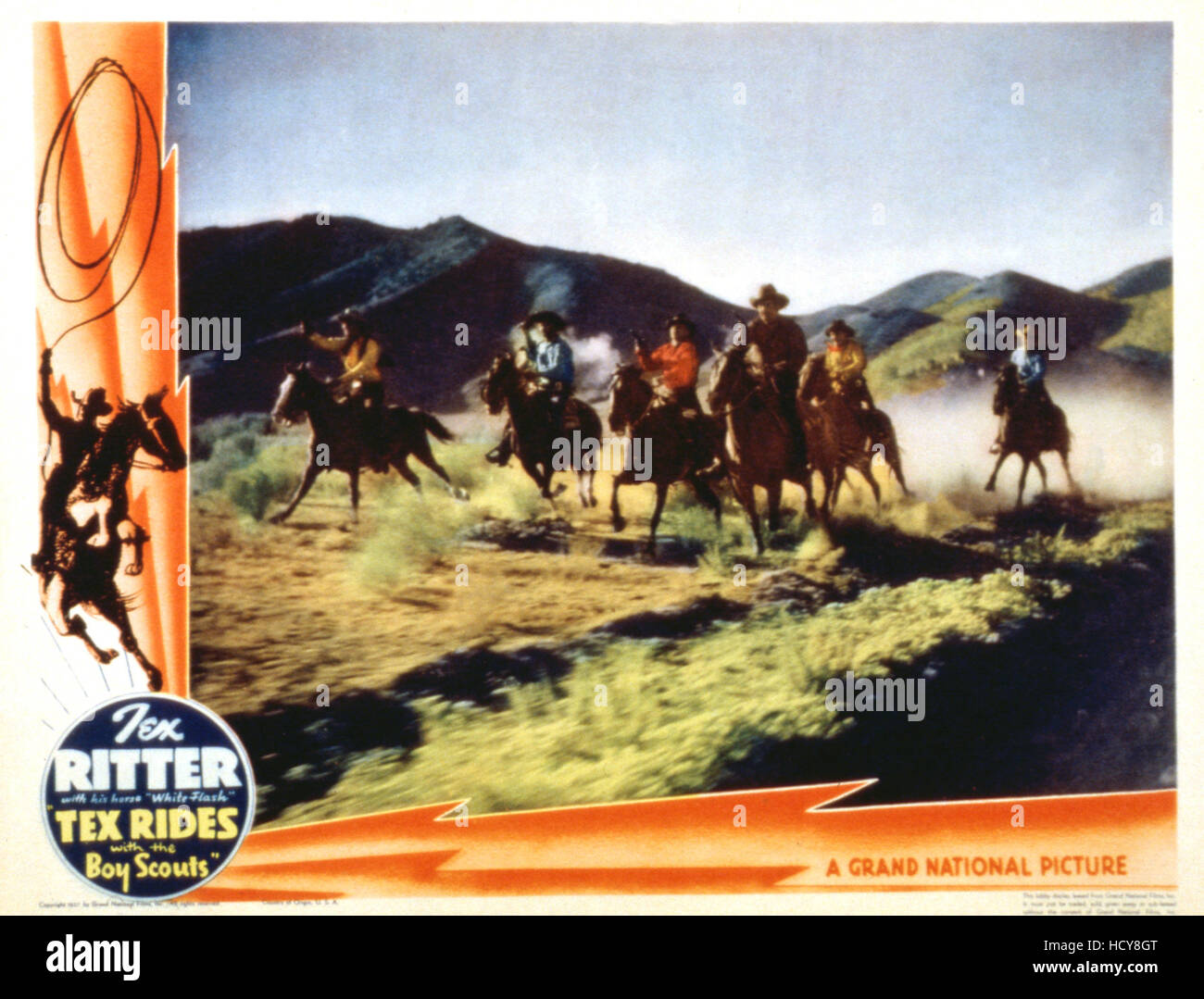 TEX RIDES WITH THE BOY SCOUTS, Tex Ritter, 1937 Stock Photo - Alamy