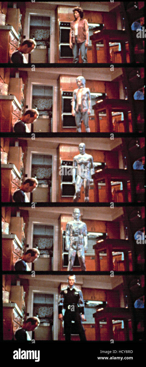 TERMINATOR 2: JUDGMENT DAY, computer special F/X, morphing sequence ...