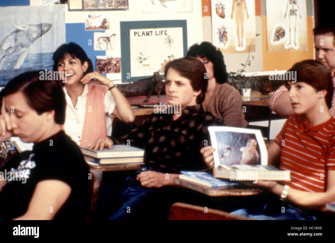 TEEN WOLF, Jerry Levine, Susan Ursitti, Michael J. Fox, Matt Adler ...