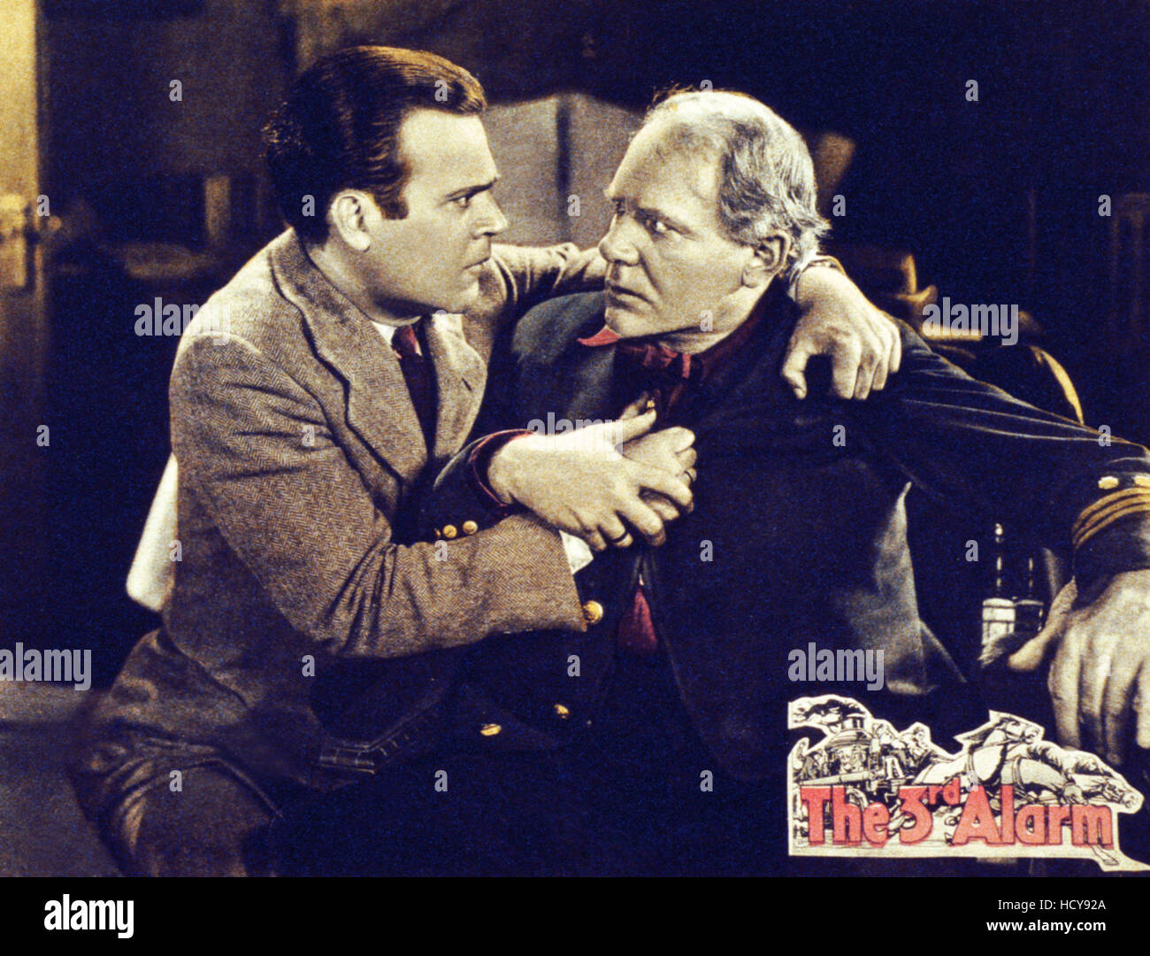 THE THIRD ALARM, l-r: Johnnie Walker, Ralph Lewis on lobbycard, 1922 ...