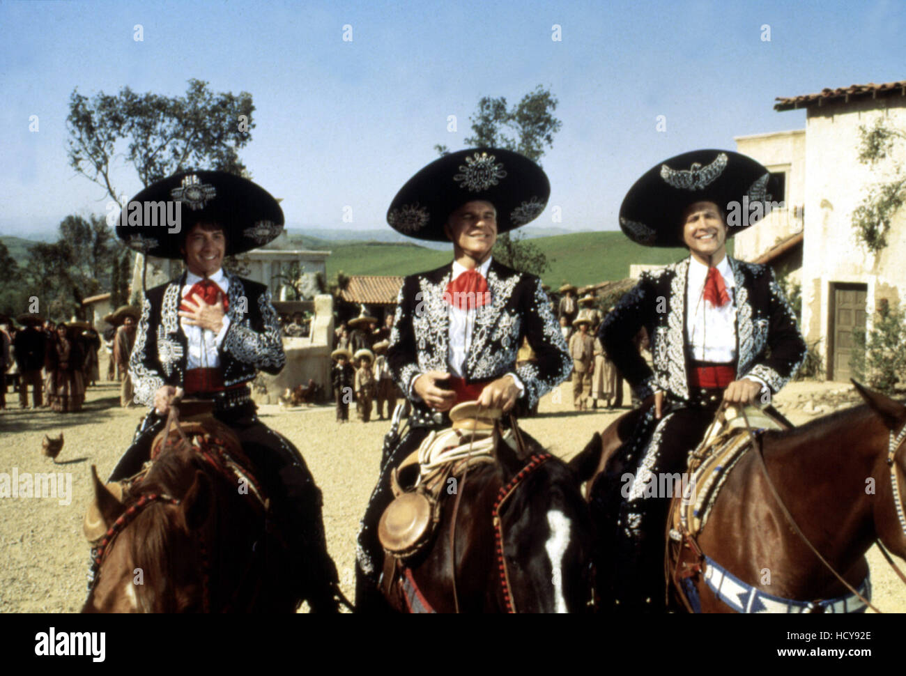 THREE AMIGOS, Martin Short, Steve Martin, Chevy Chase, 1986. (c) Orion ...