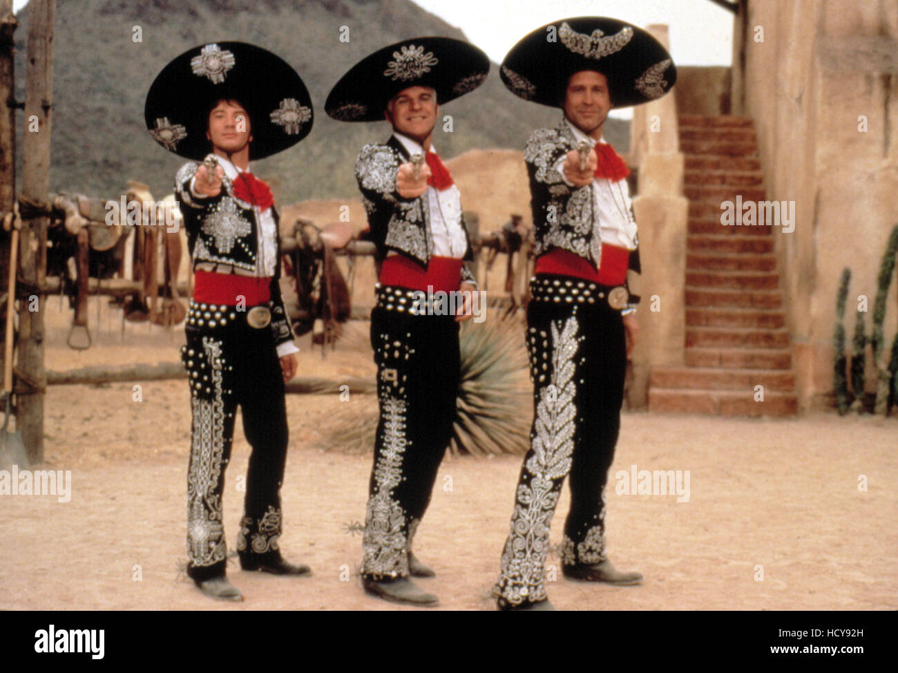 THREE AMIGOS, Martin Short, Steve Martin, Chevy Chase, 1986. (c) Orion ...