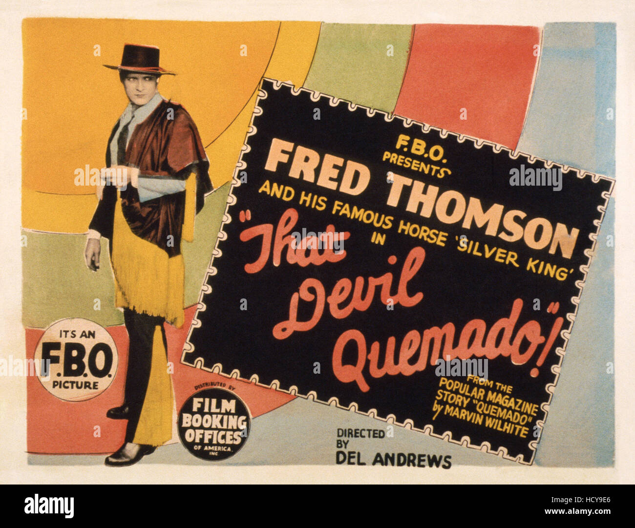 THAT DEVIL QUEMADO, US lobbycard, Fred Thomson, 1925 Stock Photo - Alamy