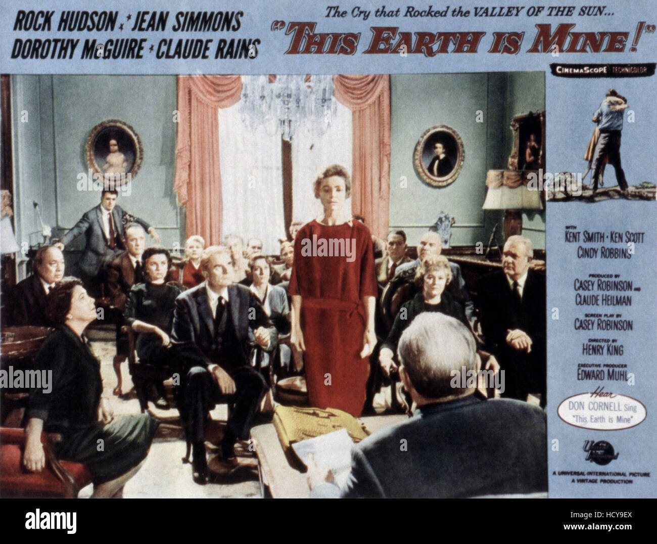 THIS EARTH IS MINE, Rock Hudson, Kent Smith, Dorothy McGuire, 1959 ...
