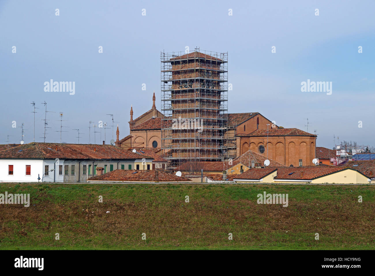 Reconstruction after the earthquake Stock Photo - Alamy
