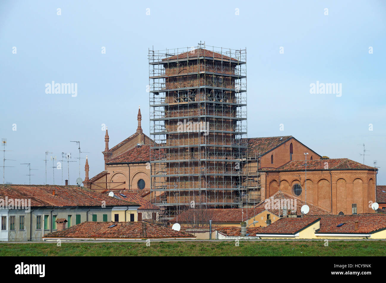 Reconstruction after the earthquake Stock Photo - Alamy