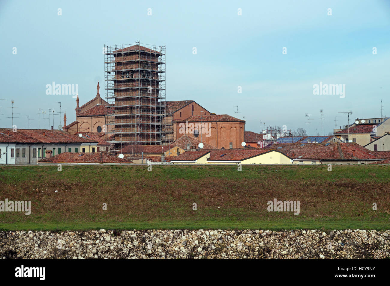 Reconstruction after the earthquake Stock Photo - Alamy