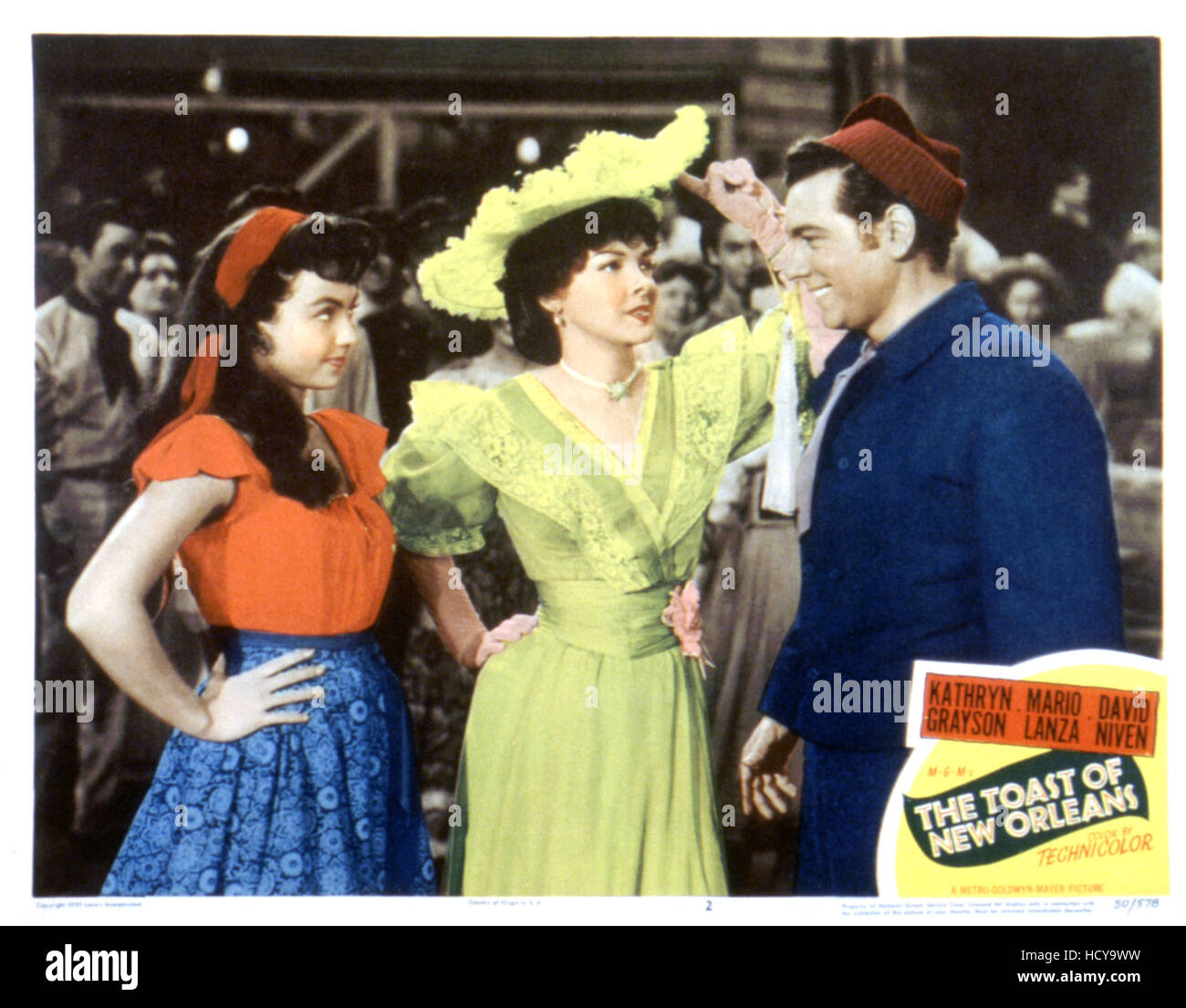 THE TOAST OF NEW ORLEANS, Rita Moreno, Kathryn Grayson, Mario Lanza ...