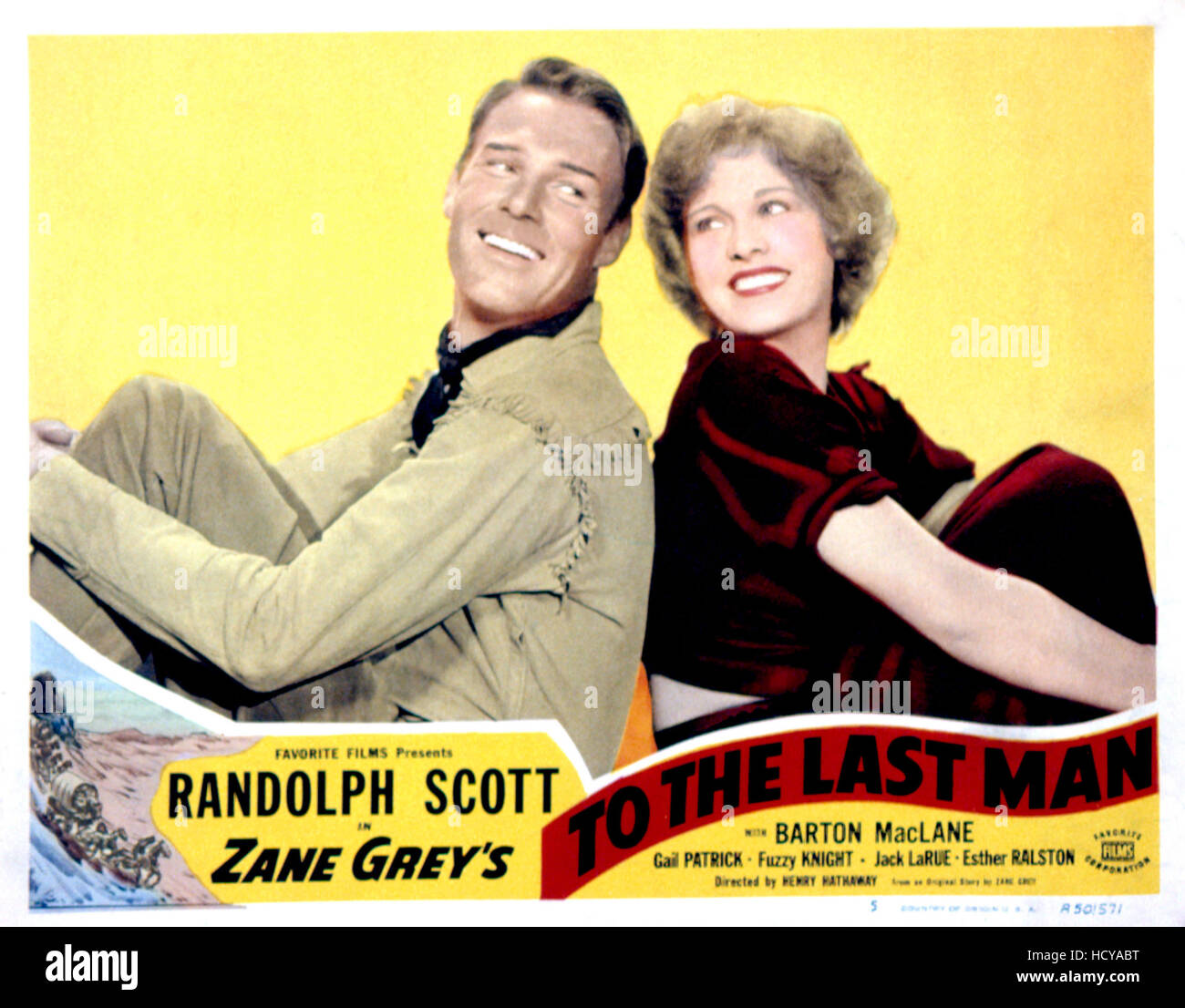 TO THE LAST MAN, (aka LAW OF VENGEANCE), Randolph Scott, Esther Ralston ...
