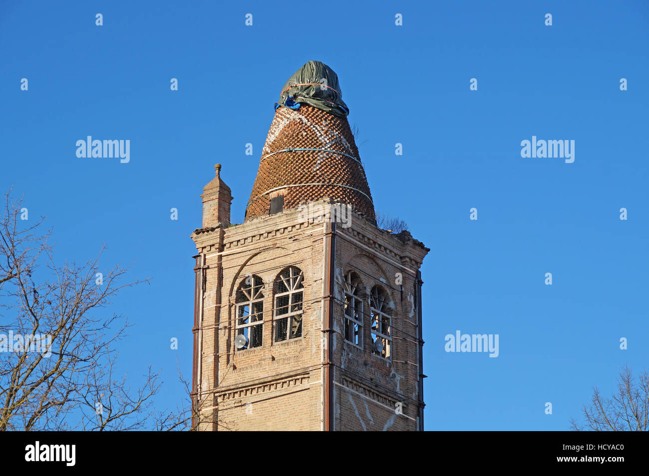 Reconstruction after the earthquake Stock Photo - Alamy