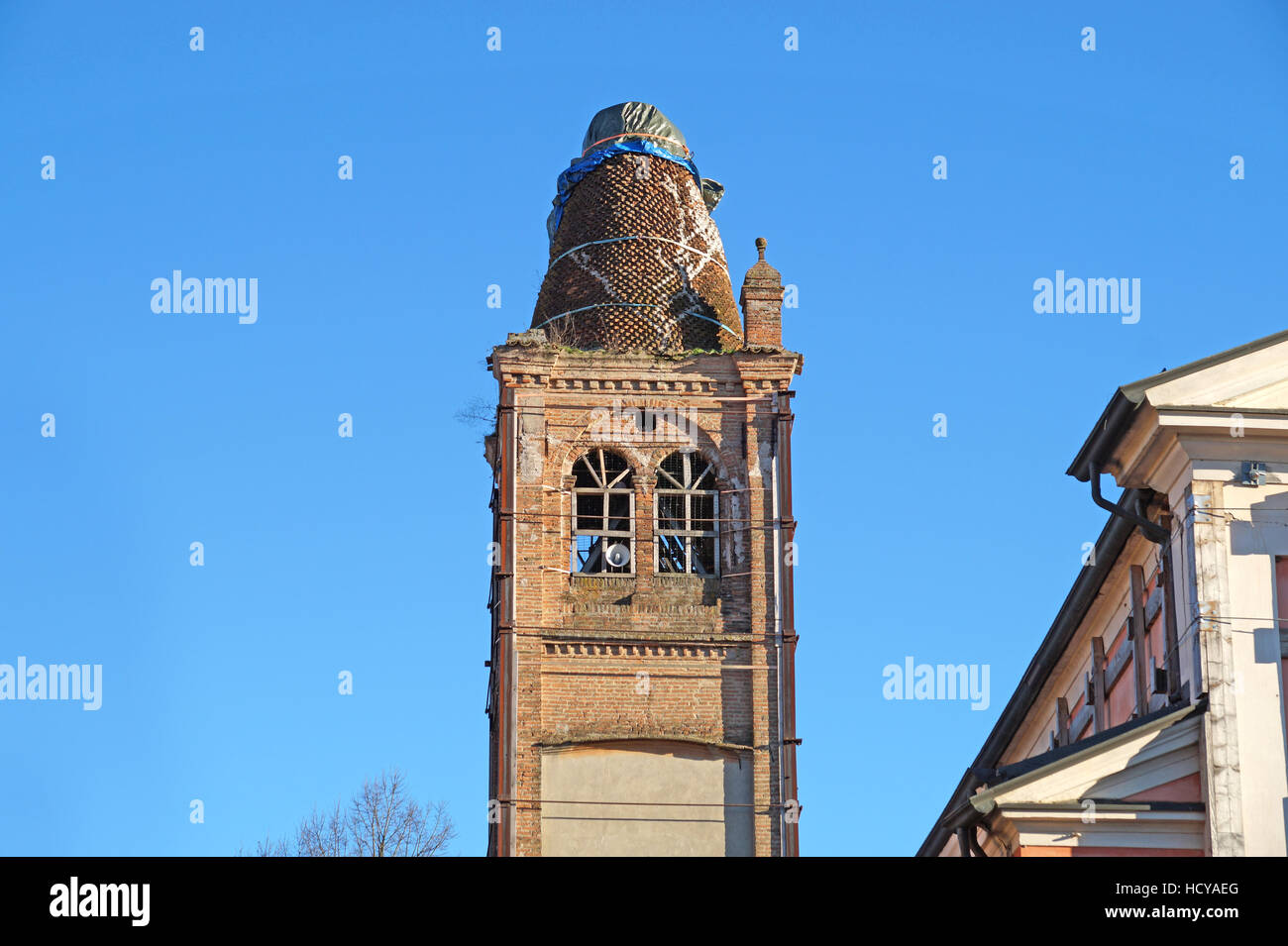 Reconstruction after the earthquake Stock Photo - Alamy