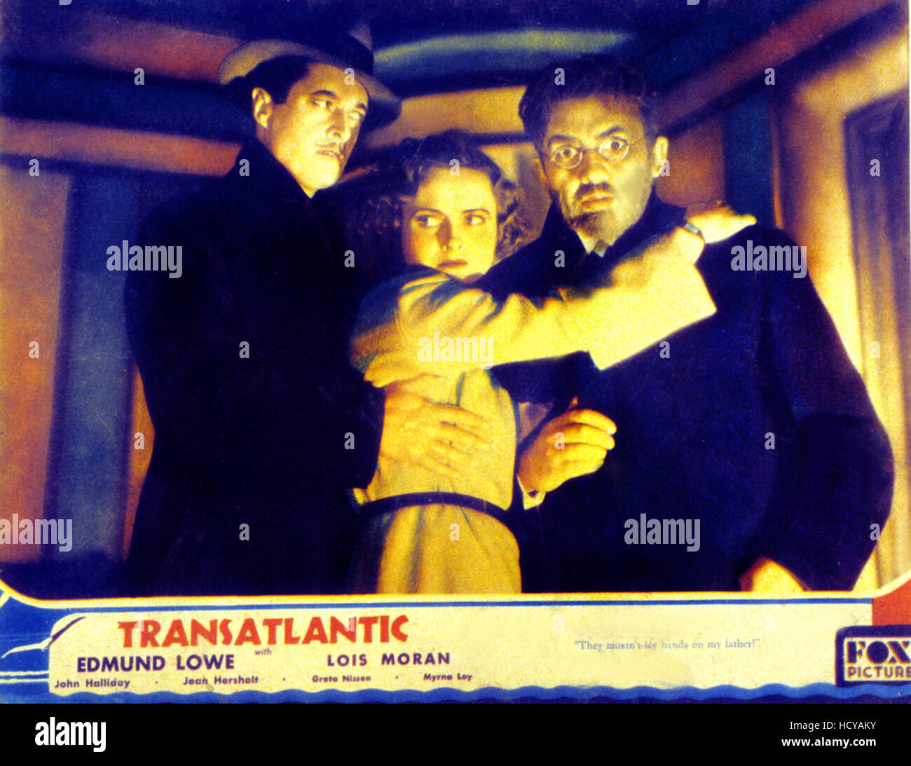 TRANSATLANTIC, Edmund Lowe, Lois Moran, Jean Hersholt, 1931, TM and Copyright (c) 20th Century ...