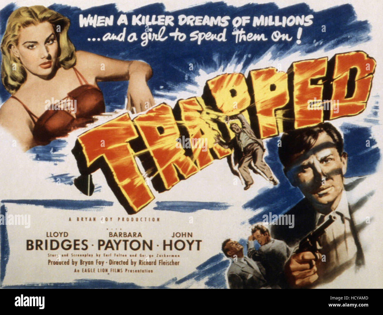 TRAPPED, Barbara Payton, Lloyd Bridges, 1949 Stock Photo - Alamy