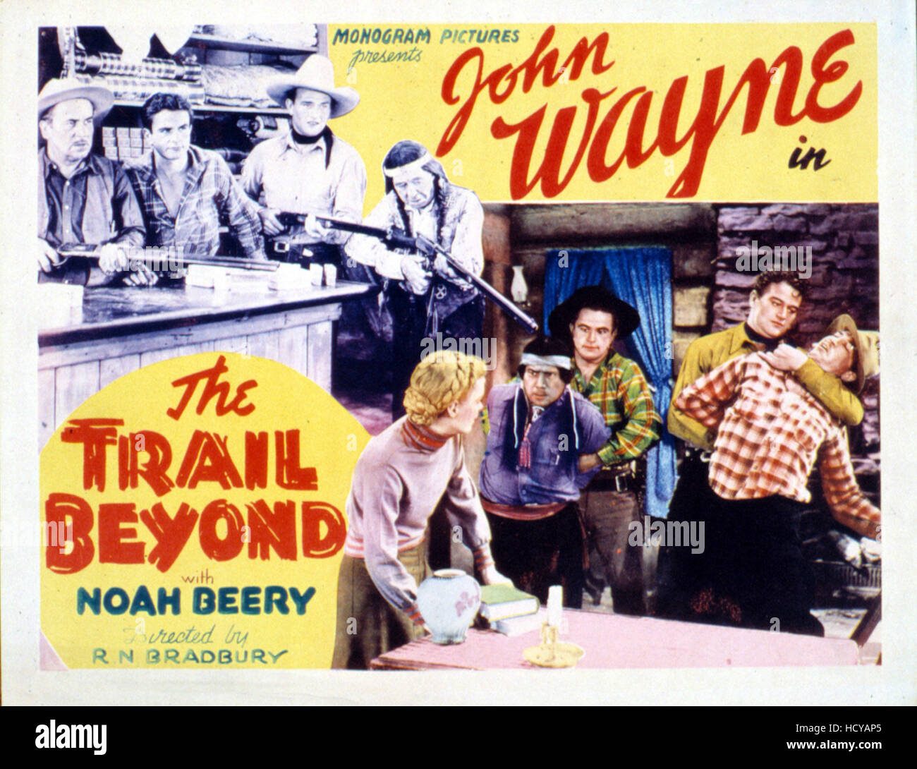 THE TRAIL BEYOND, Noah Beery, Jr., John Wayne, 1934 Stock Photo - Alamy